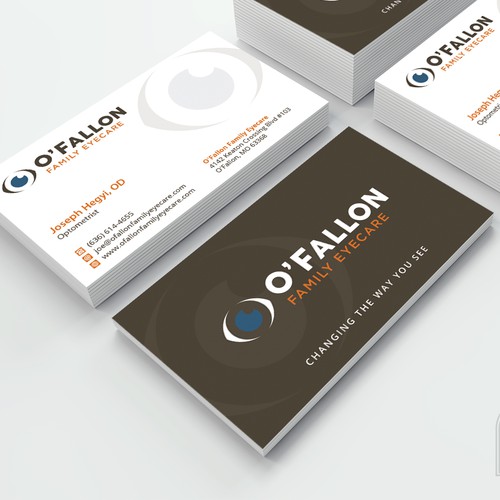 Create a bold business card for an eye doctor. | Business card contest