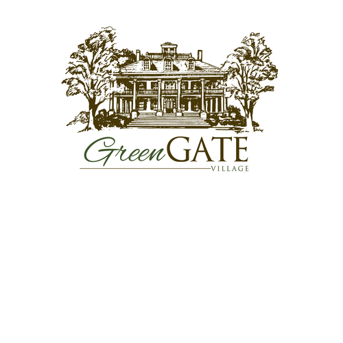 Create a classic historic logo for Green Gate Village | Logo design contest