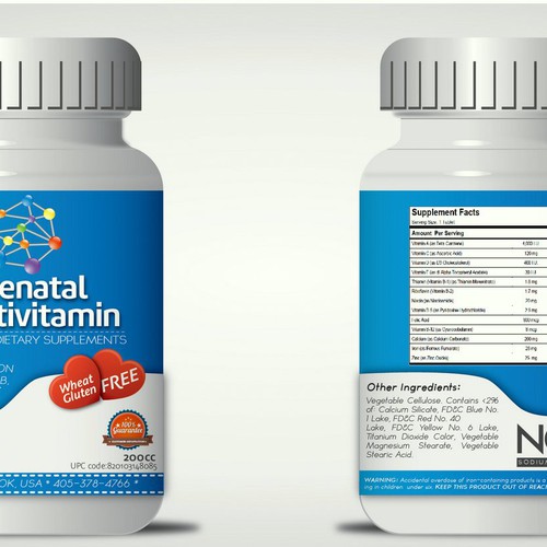 Diseños | Attention: Create a New Prenatal Multivitamin Brand Label and ...