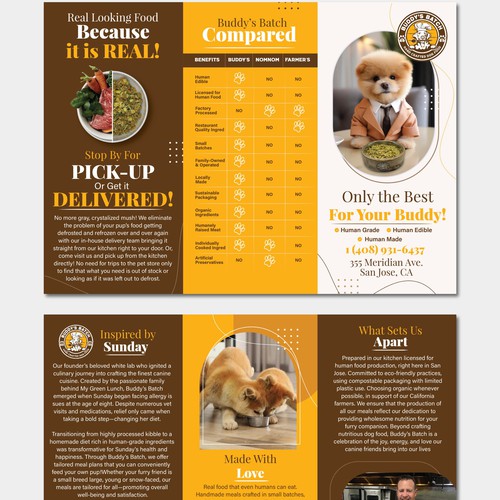 Designs | Buddy's Batch Brochure Contest | Brochure contest