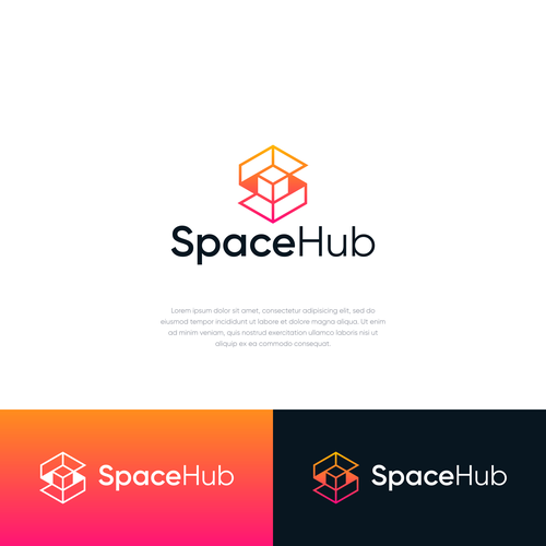 Designs | Create our brand: SpaceHub! | Concours: Logo & pack identité ...