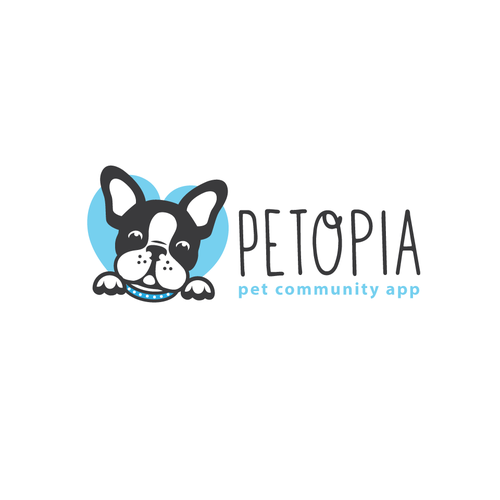 Create a logo for a social media for pet app. | Logo design contest