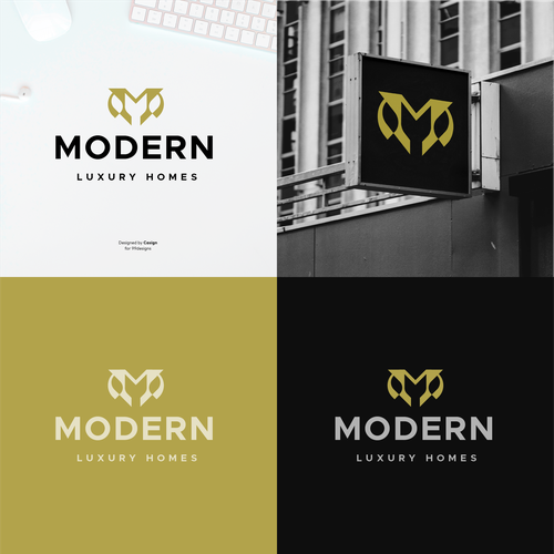 Designs | Unique modern logo for a custom home builder | Logo & brand ...