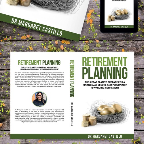 Designs | Retirement Planning Book Cover with a fun Photo of 50 -60 ...
