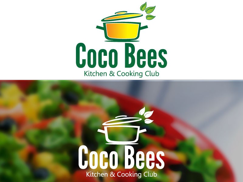 Logo Design for Coco Bees Kitchen & Cooking Club | Logo design contest