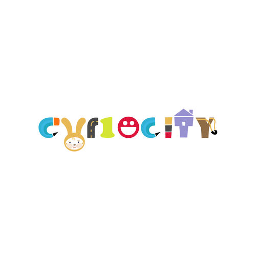 Create unique "Curiocity" (children edutainment center) logo for Z ...