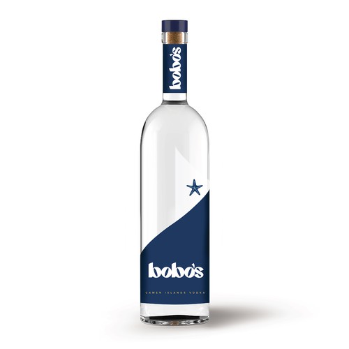 Designs | Product label for Cayman islands premium vodka | Product ...