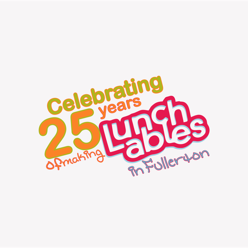 Celebrating 25 years of making Lunchables - 2014 | Logo design contest