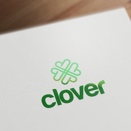 Create me a sticking logo with the word clover | Logo design contest