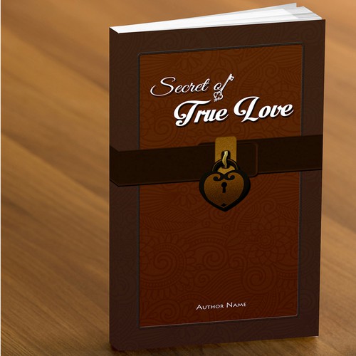 Create the best heart lock design for my book Secret of True Love ...