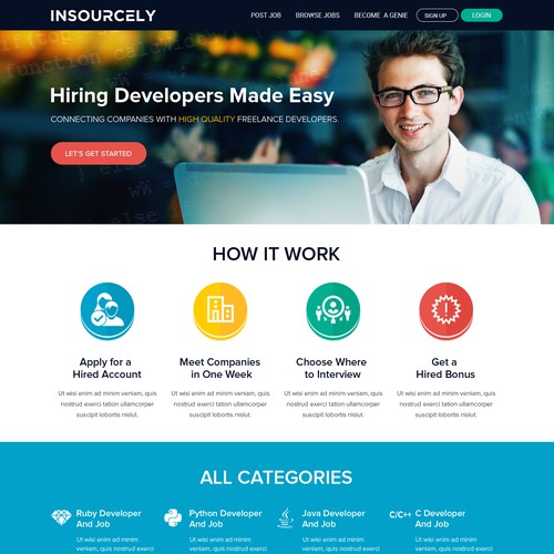 Designs | Create a stunning NEW front page for a SaaS company | Landing ...