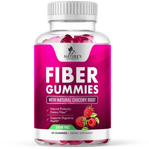 Designs | Nature's Nutrition - Needs a Fiber Gummies Product Label ...