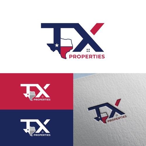 Designs | Texas-themed logo for a real estate company. | Logo design ...