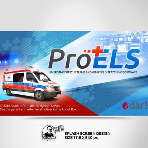 Impressive splash screen for ambulance dispatch application! | Other ...