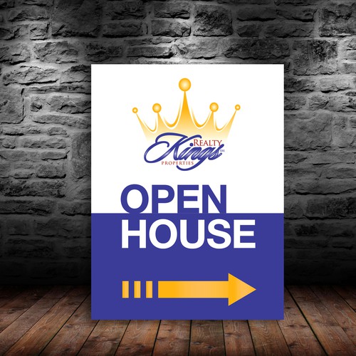 Create an Eye-catching Open House Sign | Signage contest