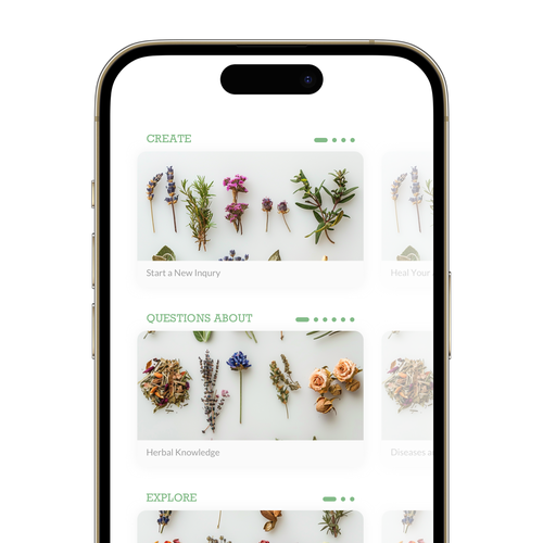 Designs | Design a Modern Yet Traditional Herbal Remedy App: Combining ...