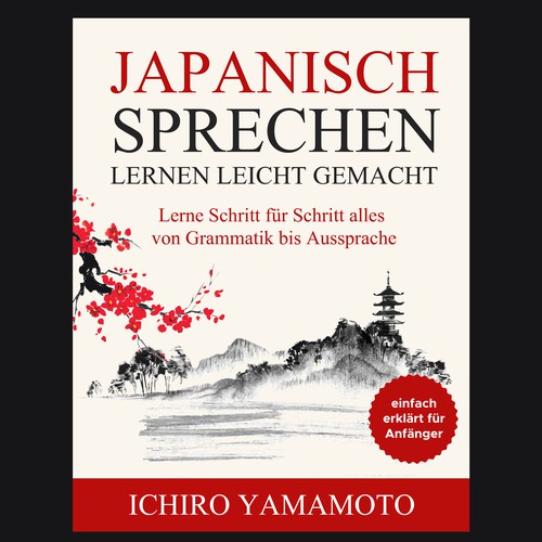 Designs | Book Cover: Learning to speak Japanese | Book cover contest