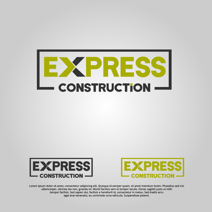 Express Construction logo design | Logo design contest
