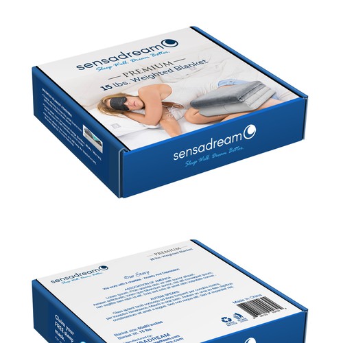 New Weighted Blanket Needs Premium Packaging Designed | Product ...