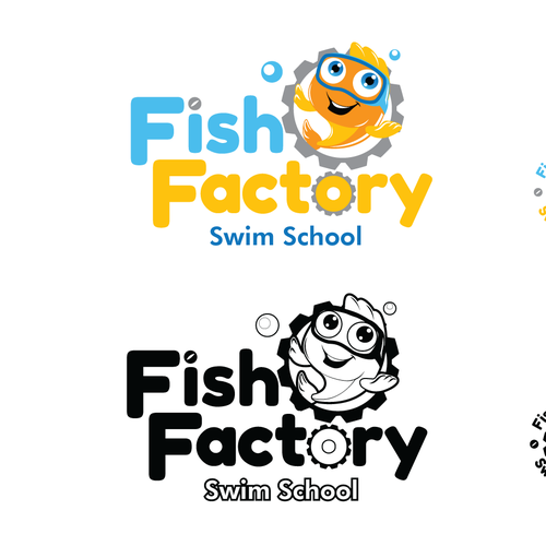 New logo wanted for Fish Factory Swim School | Logo design contest