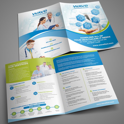 Design a professional, modern, eye-catching healthcare services booklet ...