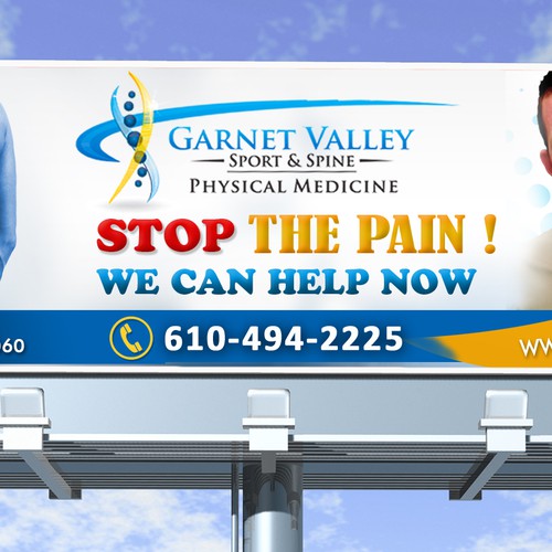 Designs | Billboard Design for Pain Management/Medical Group | Signage ...