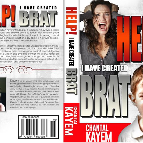 Designs | Create a capturing book cover for "Help! I've Created a Brat ...