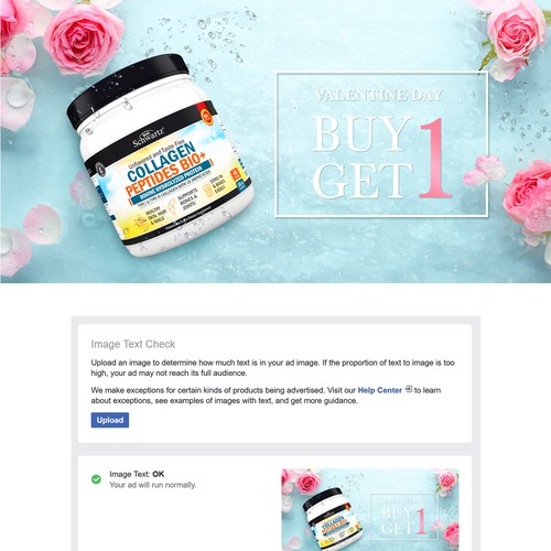 BOGO Valentines Ad - For Collagen | Social media page contest