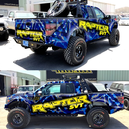 Design an awesome Car Wrap for a Ford Raptor | Car, truck or van wrap ...