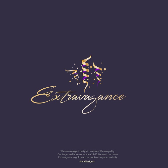 Make us an extravagant looking logo for our party kit company! | Logo ...