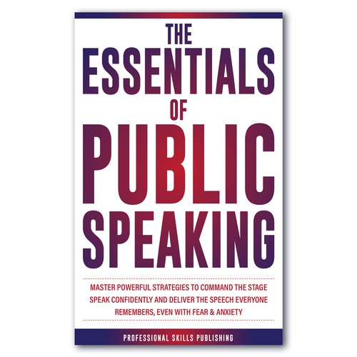 Designs | The Essentials of Public Speaking eBook Cover | Book cover ...