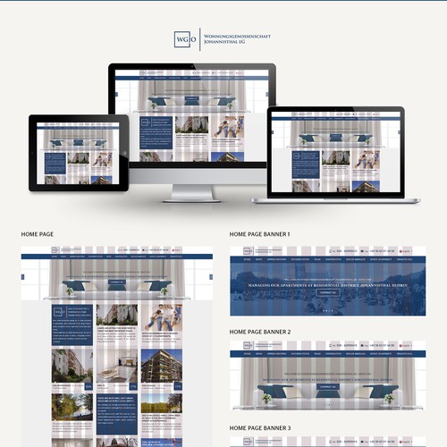 Template for Bootstrap Framework | Web page design contest