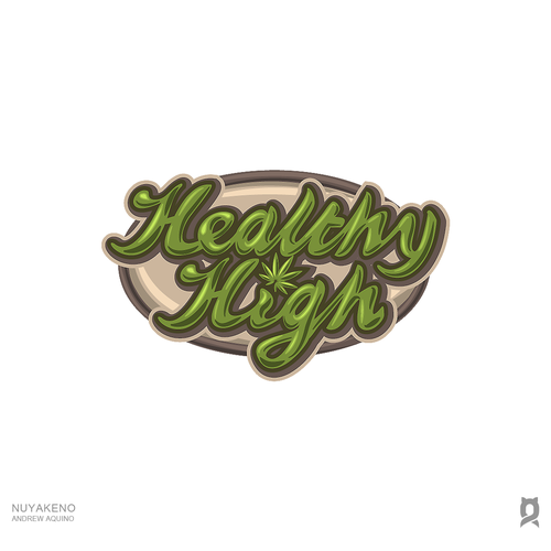 Logo for "Healthy High"...A marijuana edible company. !!!$500 project ...