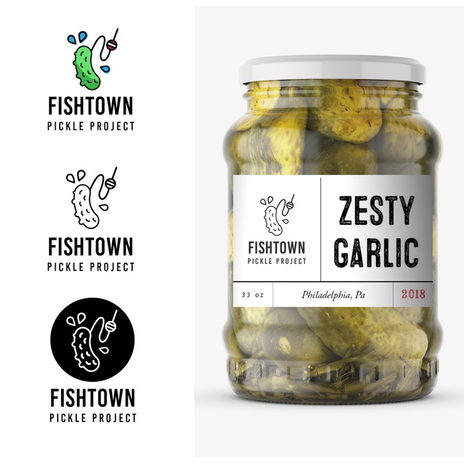 Design fresh logo for artisan pickling company in a hip Philly area ...