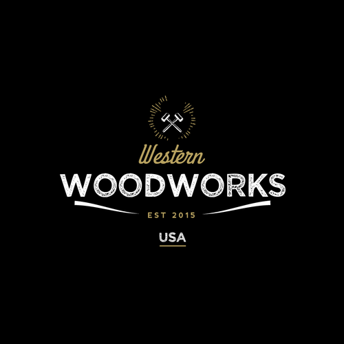 I need a rustic logo designed for my custom woodworking buisness | Logo ...