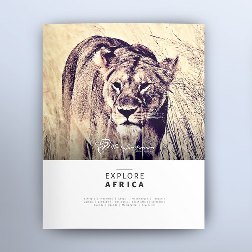Vintage African Safari Brochure Folder and Itinerary Inserts | Brochure ...