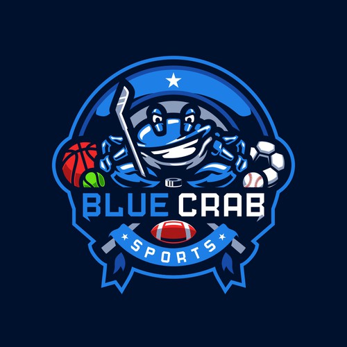 Blue Crab Sports | Logo design contest
