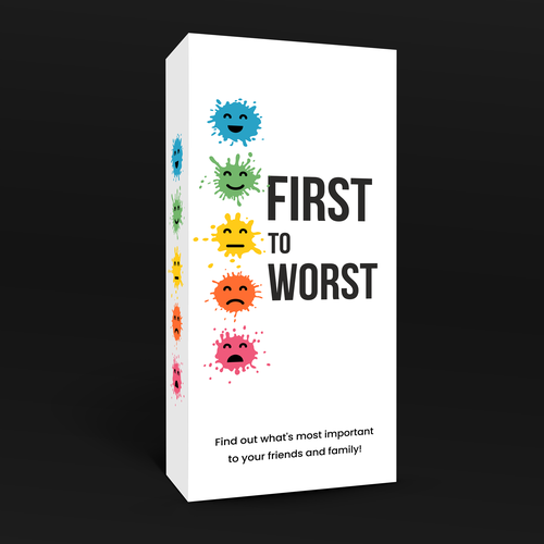 Designs | PARTY GAME: First to Worst | Product packaging contest
