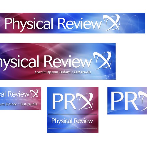 Banner ads for Physical Review X, a journal of physics research ...