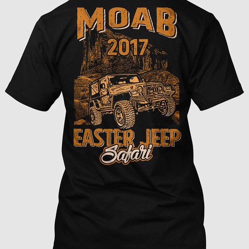 Annual National Event for Moab Utah Jeep Safari | T-shirt contest