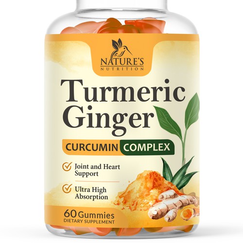 Designs | Natural Turmeric Gummies Design Need for Nature's Nutrition ...
