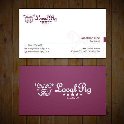Local Butcher Shop - Business Card | Business card contest
