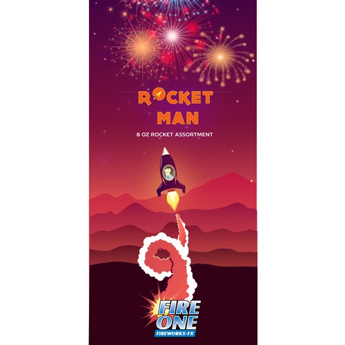 Create an exciting playful package for Rocket Fireworks! | Product ...