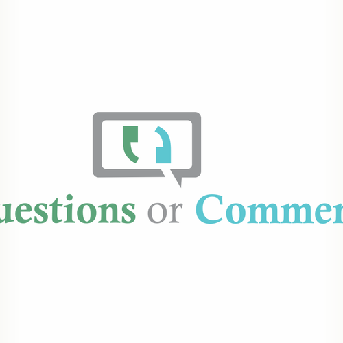 Create the Ideal Logo for Questions or Comments | Logo design contest