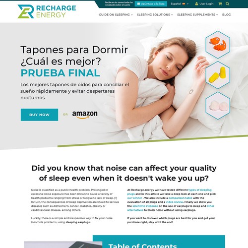 Designs | Redesign landing page for Recharge Energy | Landing page ...