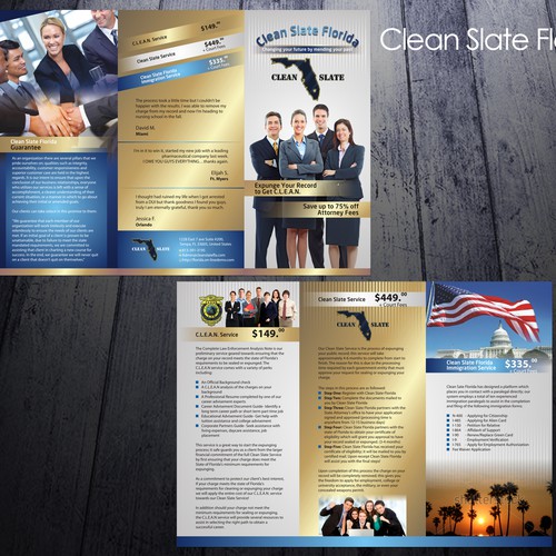 Designs | Create compelling marketing brochure for Clean Slate Florida ...