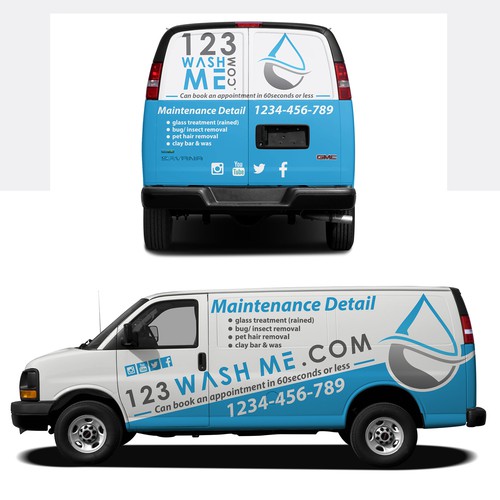 Create a Fresh on demand mobile detailing for 123washme.com | Car ...