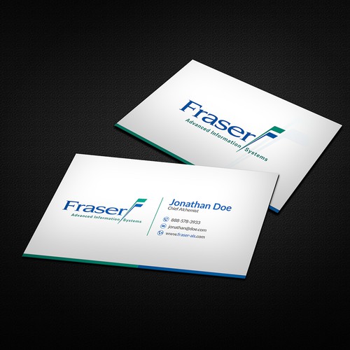 Simple business card for technology company | Business card contest