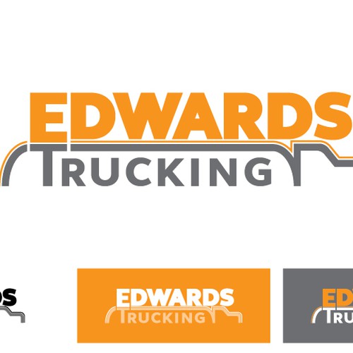 Create a logo for a new trucking company - Edwards Trucking - something ...