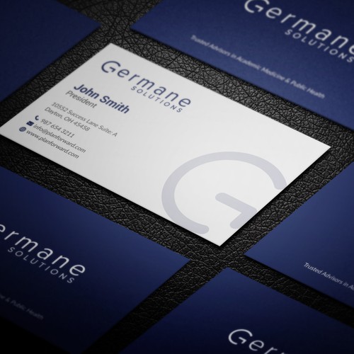 Germane Solutions Business Cards - New Logo | Business card contest